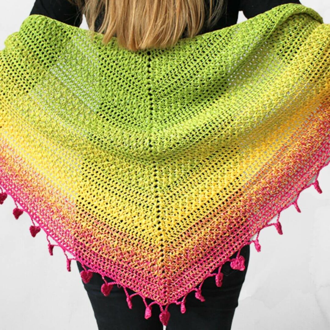 Enchanting Eva Shawl - free crochet pattern