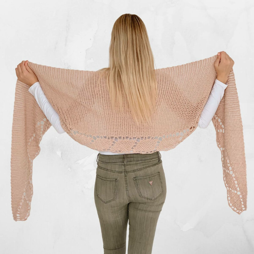Enchanting Eva Shawl - free crochet pattern
