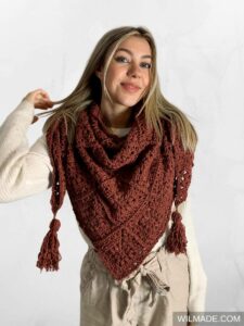 Granny Square Shawl - free crochet pattern + video