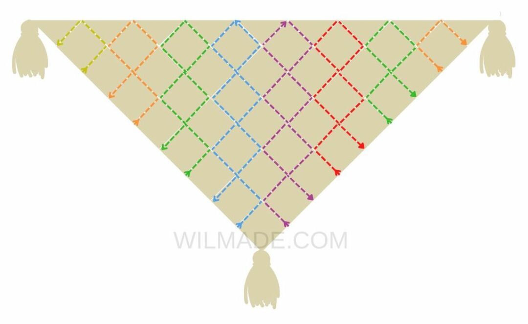 Granny Square Shawl - free crochet pattern + video