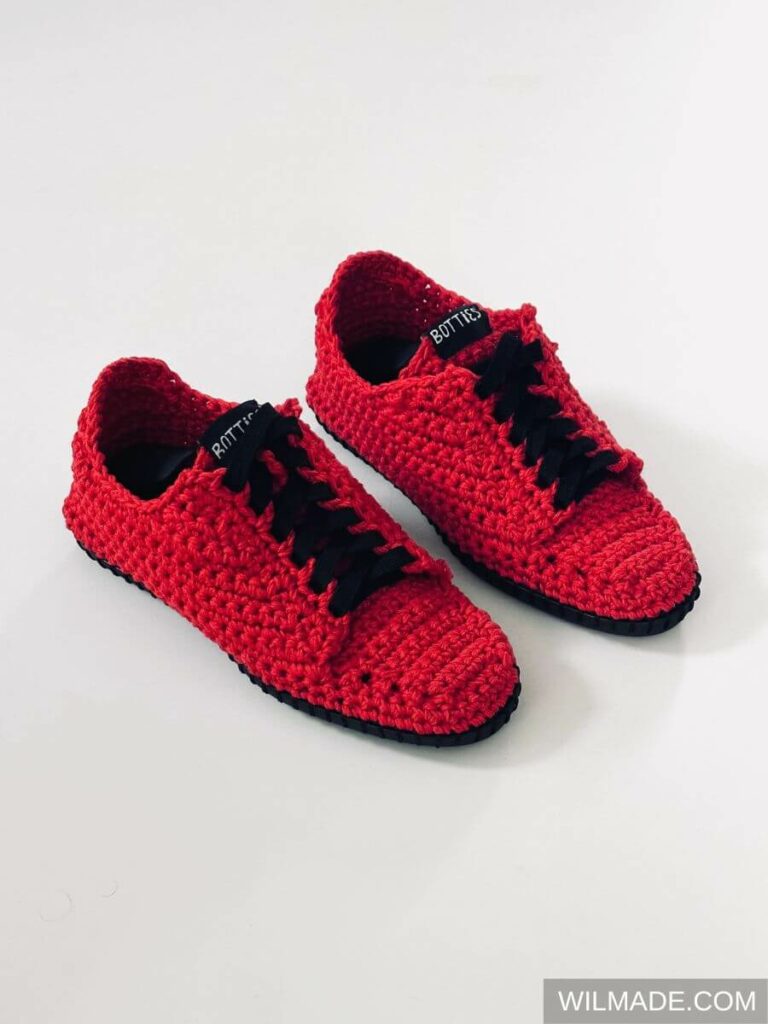 Crochet Sneakers - free pattern + video