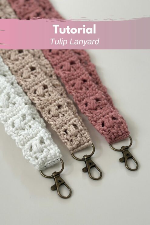 Crochet Lanyard - Free Crochet Pattern + Video For Beginners